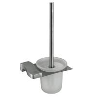 China Nickel Stainless Steel Toilet Brush Holders Durable OEM ODM for sale