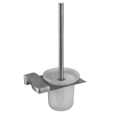 China Nickel Stainless Steel Toilet Brush Holders Durable OEM ODM for sale