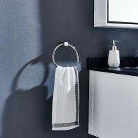 China 6.6 Inch Bathroom Towel Rings OEM Modern Polished Chrome Towel Bar Stainless Steel 304 for sale