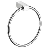 China 6.6 Inch Bathroom Towel Rings OEM Modern Polished Chrome Towel Bar Stainless Steel 304 for sale