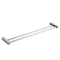 China 23.6Inch Moen Double Towel Bar OEM ODM Bathroom Accessories Shelves Sus304 for sale