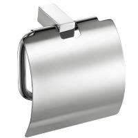 China Satin Toilet Paper Holder Polished SUS304 Wall Mounted Tissue Roll Holder for sale