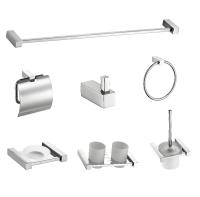 China SS Bath Modern Toilet Fittings 11 Piece Sus304 Polished Wall Mounted for sale