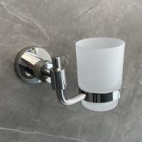 China Lavatory Wall Mounted Tumbler Toothbrush Holder Stainless Steel Cup Dish for sale