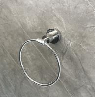 China Rust Free Bathroom Towel Rings Wall Mounted Sus304 Polished Mirror Finish for sale