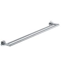 China Wall Mounted Kitchen Towel Rack Bathroom Double Towel Bar SUS304 Polished for sale