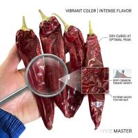 China Whole Dried Red Chili Peppers Natural Sundried Export Quality Chile Rojo 5-8cm 20000-50000SHU Bulk With Stem for sale