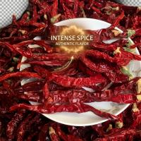 China Short Mild Dried Red Chili Peppers Natural Sundried 3-5cm Small Pods 5000-10000SHU Export Grade Bulk Wholesale for sale