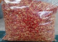 China Crushed Stemless Dried Red Chili Flakes 1mm 12% Moisture Food Condiment for sale