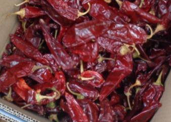 China Block Shape Dried Guajillo Chili Peppers for sale