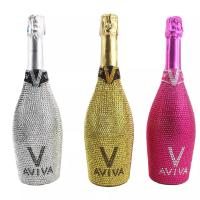 China Decal Surface Handling 750ml Glass Bottle for Champagne and Rum in Custom Color for sale