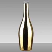China Decal Surface Handling 750ml Glass Bottle for Champagne and Rum in Custom Color for sale
