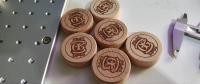 China Round Custom Synthetic Cork 750ml Glass Bottle Vodka Whisky Bottle with Wooden Cap and Cork for sale