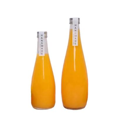 China 700ml Glass Bottle for Mineral Water with Metal Screw Cap and Decal Surface Handling for sale
