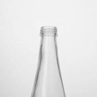 China 700ml Glass Bottle for Mineral Water with Metal Screw Cap and Decal Surface Handling for sale