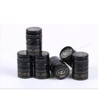 China Non Refillable Bottle Stopper Aluminum Cover Lids With Colorful Ropp Wine Caps for sale