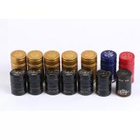 China Non Refillable Bottle Stopper Aluminum Cover Lids With Colorful Ropp Wine Caps for sale