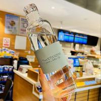 China Round Glass Bottle for Transparent 750ml 700ml 500ml 250ml Mineral Water Container for sale