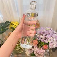 China Round Glass Bottle for Transparent 750ml 700ml 500ml 250ml Mineral Water Container for sale