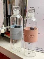 China Round Glass Bottle for Transparent 750ml 700ml 500ml 250ml Mineral Water Container for sale