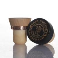 China Engraved Logo Wood Bar Top Cork Synthetic Glass Bottle Stopper for Liquor and Cosmetics for sale