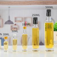 China Glass Olive Oil Distribution Bottle for Kitchen Custom Glass Bottle 50ml 100ml 500ml for sale