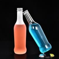 China 16 oz Portable Glass Drink Bottle for in Cosmetic Packing and Other Beverage for sale