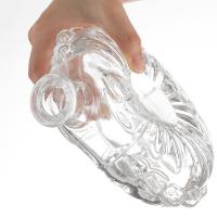 China Spray Cap White Glass Material Whiskey Liquor Bottle with Stopper 500ml 750ml Design for sale