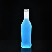 China 16 oz Portable Glass Drink Bottle for in Cosmetic Packing and Other Beverage for sale