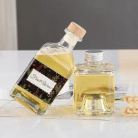 China Non Refillable Round Glass Bottle For Small Vodka Gin Rum Whiskey Coffee Alcohol for sale