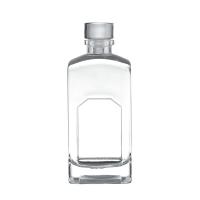 China Whisky Vodka Rum Spirits Glass Bottle with Screw Cap and Decal Surface in 700ml Size for sale