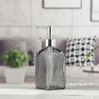 China Polka Dot Glass Bottle 500ml For Press Type Dispensing Of Hand Sanitizer And Emulsion for sale