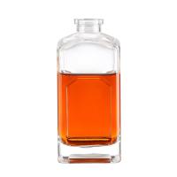 China Whisky Vodka Rum Spirits Glass Bottle with Screw Cap and Decal Surface in 700ml Size for sale