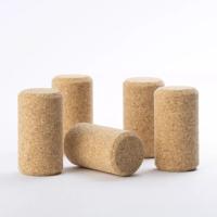 China Vodka Tequila Bottle Stopper With Custom Logo T Shaped Synthetic Cork And Wooden Cap for sale