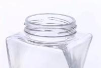 China Vodka Storage Glass Jar with 330ml Capacity and Metal Cover for sale