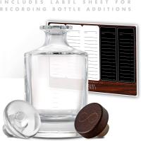 China Custom Color Glass Collar 500ml 700ml 750ml Whisky Vodka Bottle for sale