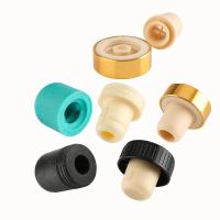 China Aluminum Plastic Whiskey Gin Vodka Cap with Custom Color Bottle Stopper and T Cork for sale