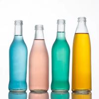 China 250ml 330ml 355ml Glass Juice Bottle For Fruit Soda Beverage And Cosmetic for sale