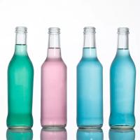 China 250ml 330ml 355ml Glass Juice Bottle For Fruit Soda Beverage And Cosmetic for sale