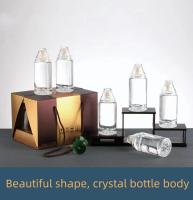 China Glass Visa Bottle Sealing Type Cork 250ml 500ml 700ml 750ml Vodka Brandy Mini Bottle for sale