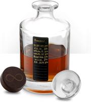 China Glass Visa Bottle Sealing Type Cork 250ml 500ml 700ml 750ml Vodka Brandy Mini Bottle for sale