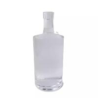 China 500ml 700ml 800ml Glass Bottle Custom Glass Bottle for Wine Whiskey Empty Square Bottle for sale