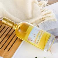 China 375ml 500ml Round Glass Wine Juice Whisky Bottle with Transparent Collar Material for sale