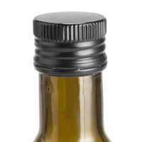 China 31.5*24mm Black Aluminium Cap for Olive Oil Bottle Logo Printing and of Cosmetic Packing for sale