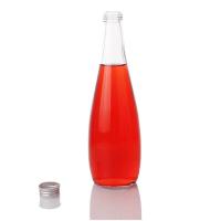 China Decal Surface High Flint Water Glass Bottle 330ml 500ml 750ml for Cosmetics Packaging for sale