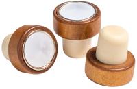 China Liquor Custom Synthetic Cork 750ml Glass Bottle with Wooden Cap and Custom Color for sale