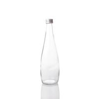 China Decal Surface High Flint Water Glass Bottle 330ml 500ml 750ml for Cosmetics Packaging for sale