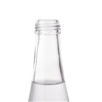 China Decal Surface High Flint Water Glass Bottle 330ml 500ml 750ml for Cosmetics Packaging for sale