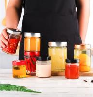China Base Material Glass 280ml Sauce Bottle Jam Glass Jars for Round 10oz Canning Jars for sale
