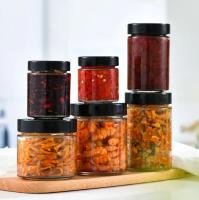 China Base Material Glass 280ml Sauce Bottle Jam Glass Jars for Round 10oz Canning Jars for sale
